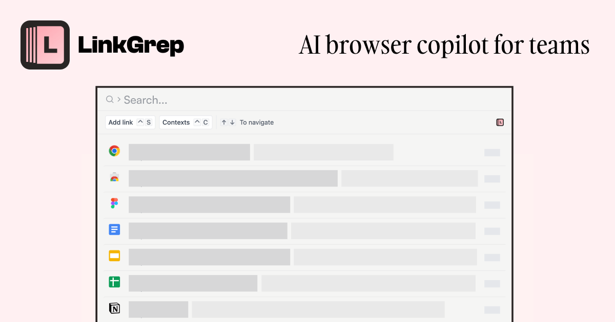 LinkGrep | Making browsers more team friendly